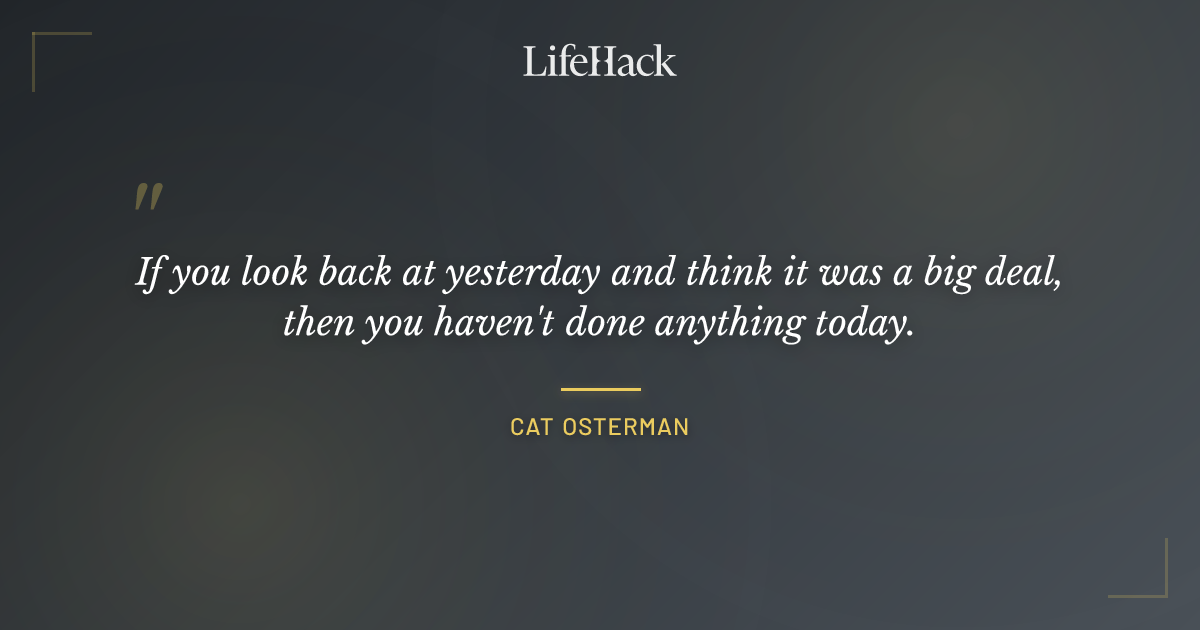 "If you look back at yesterday and think it was a b..." - Cat Osterman ...